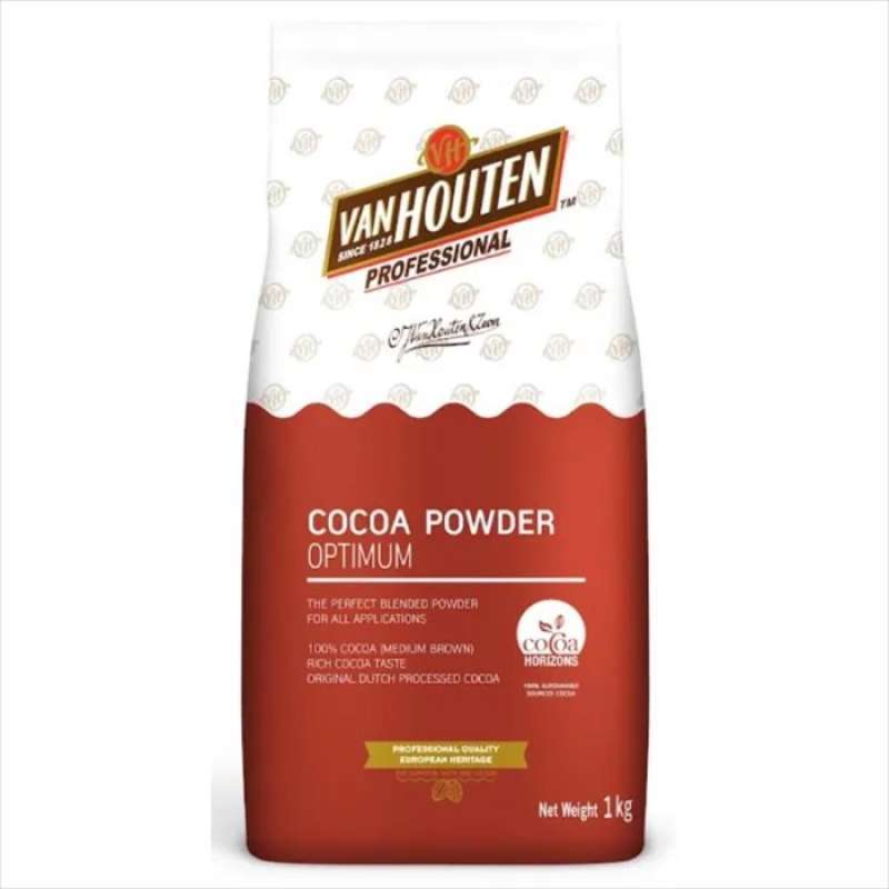 Promo Van Houten Cocoa Powder Optimum 1kg Asli Coklat Bubuk Premium ...
