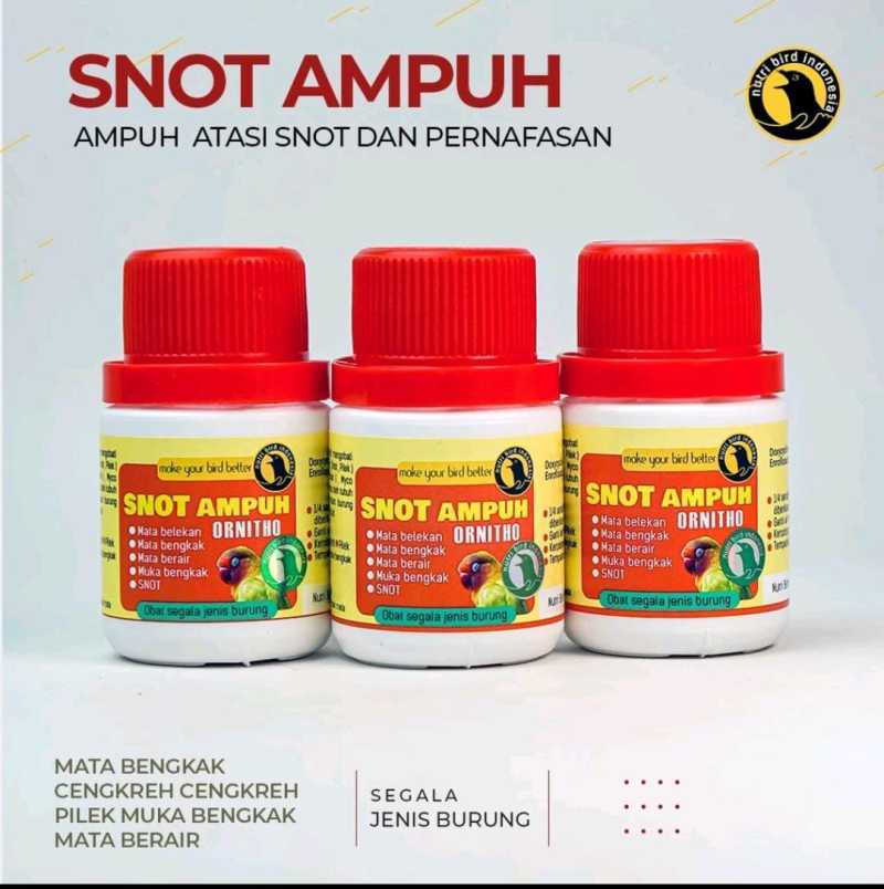 Jual Obat Burung Snot Ampuh Ornitho Mengatasi Mata Berair Snot Iritasi ...