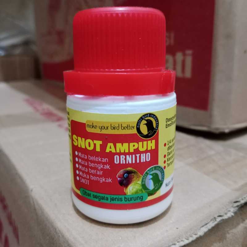 Jual Obat Burung Snot Ampuh Ornitho Mengatasi Mata Berair Snot Iritasi ...