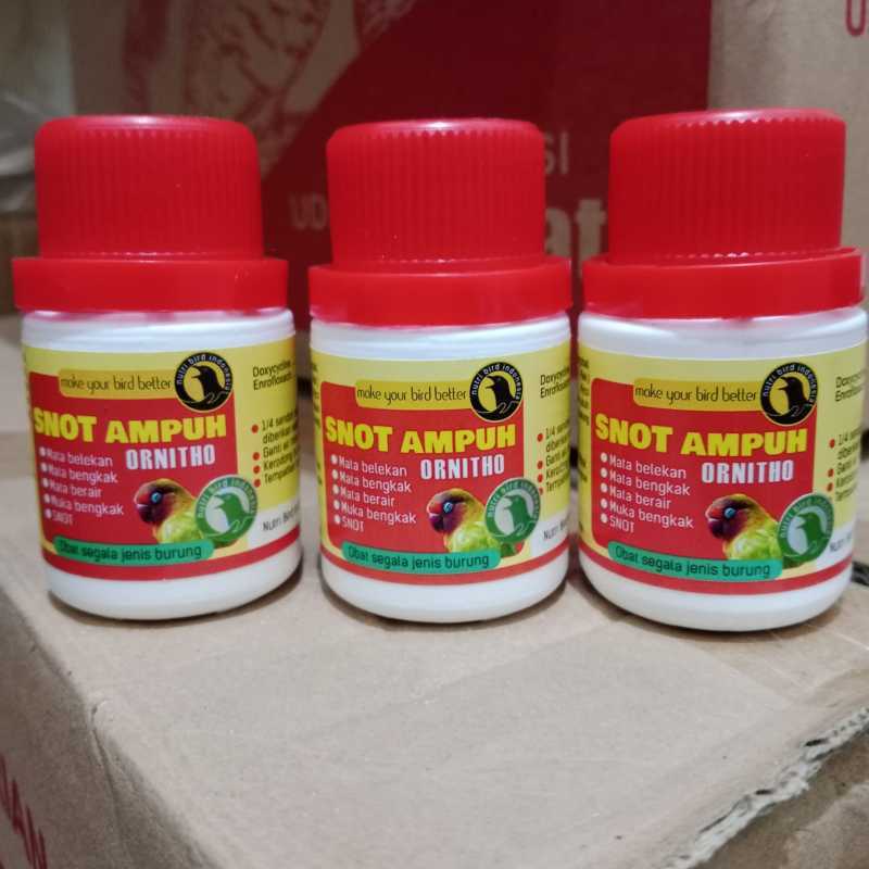 Jual Obat Burung Snot Ampuh Ornitho Mengatasi Mata Berair Snot Iritasi ...