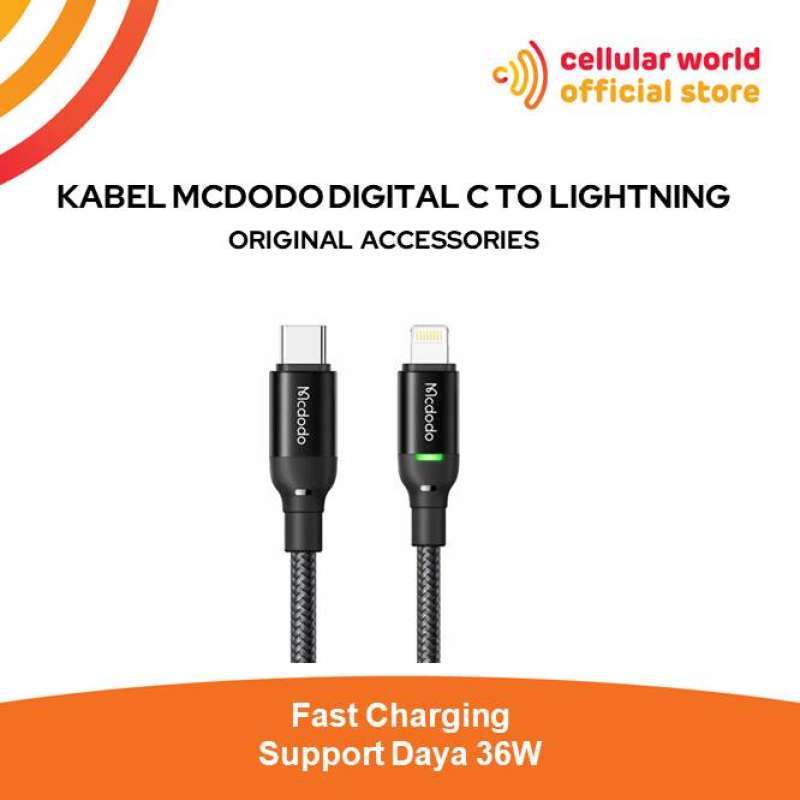 Jual Kabel Data C To Lightning Mcdodo Spesifikasi Original, Murah ...