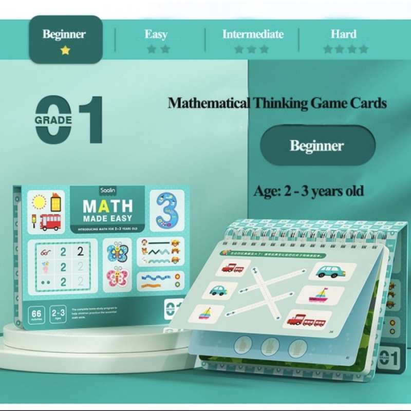 Promo Saalin Math Made Easy Level L 1 2 3 4 Mathematical Thinking Game ...