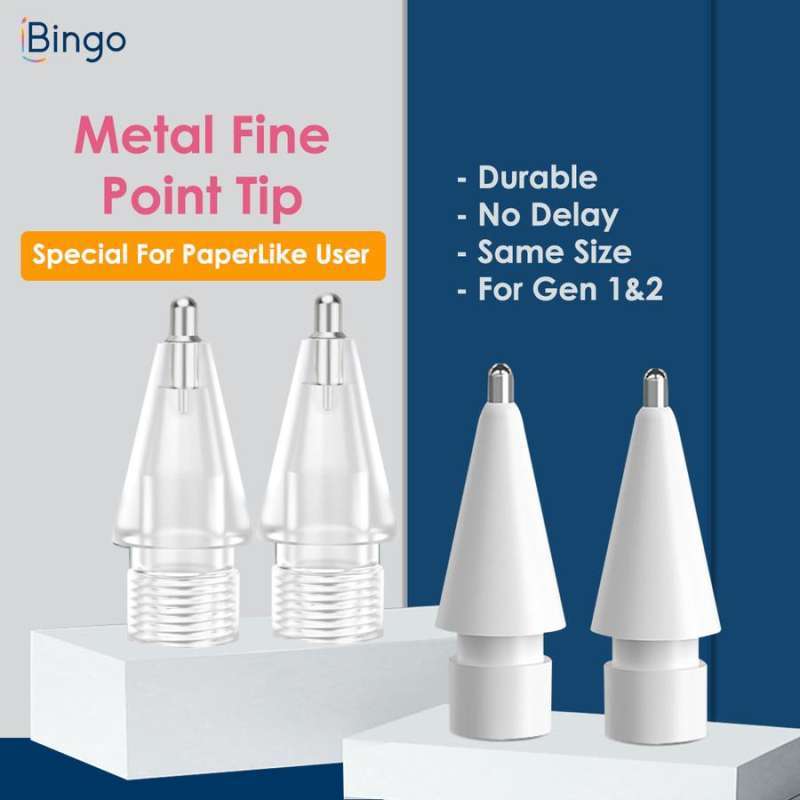 Jual Fine Point Stainless Metal For Apple Pencil Replacement Tip Untuk Gen 1&2 Di Seller Ibingo ...