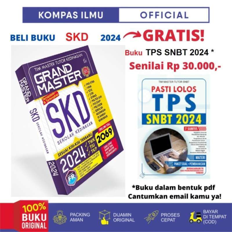 Jual Buku GRAND MASTER SKD SEKOLAH KEDINASAN SESUAI KISI-KISI TERBARU di Seller Pilihan Shop ...