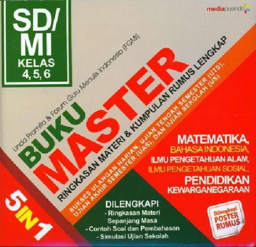Promo Medi Sd Mi Kl 4 6 Buku Master 5 In 1 Ringkasan Materi Dan ...