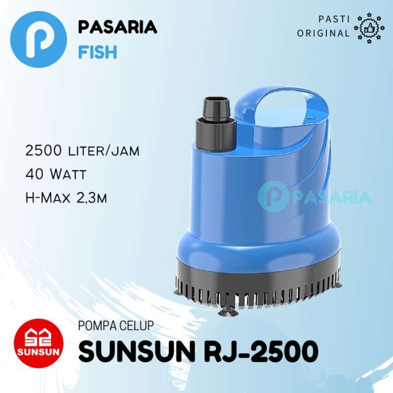 Promo Sunsun Rj2500/rj 2500 Liter Per Jam Pompa Celup Kolam/aquarium ...