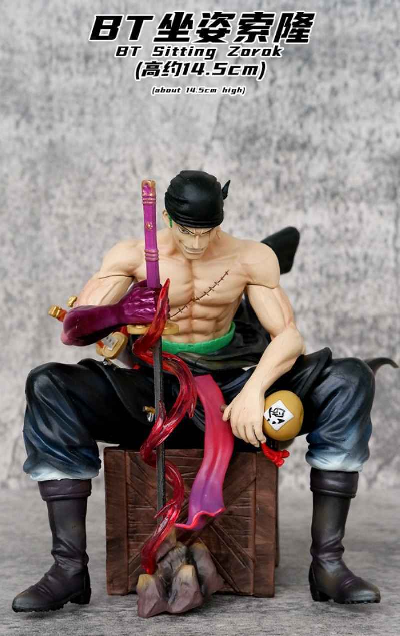Jual Zoro Evil Studio BT Sitting Zoro 14.5cm One Piece action figure ...