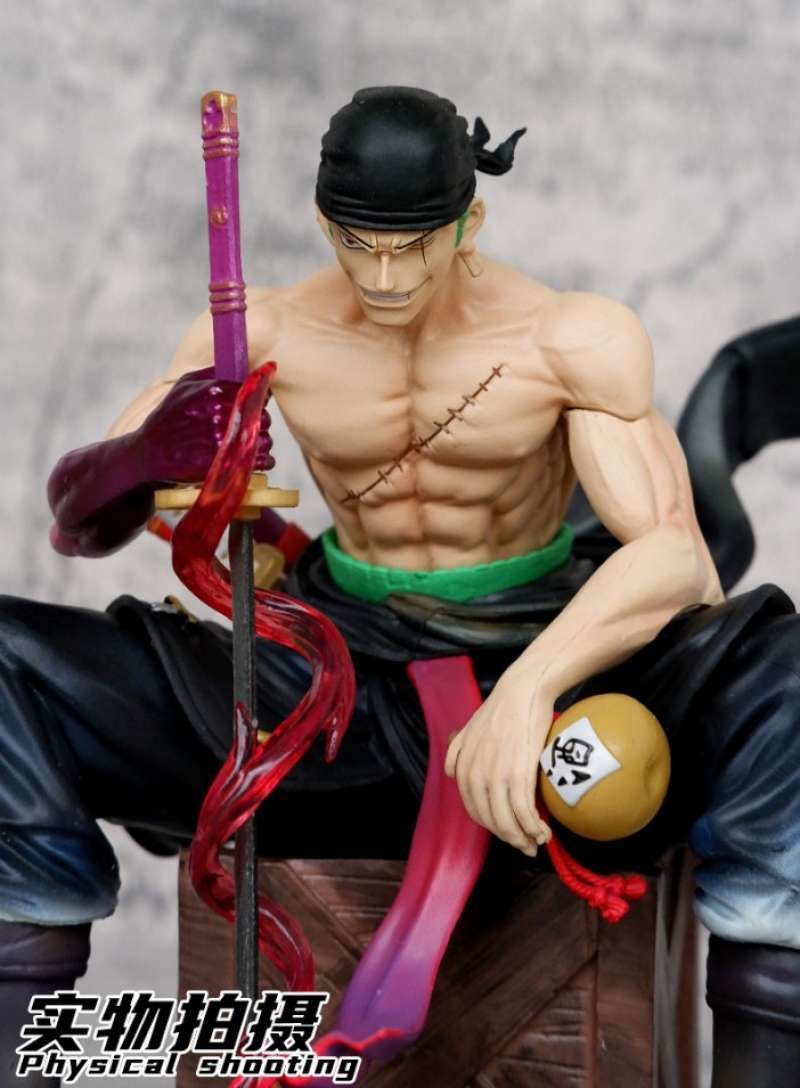Jual Zoro Evil Studio BT Sitting Zoro 14.5cm One Piece action figure ...