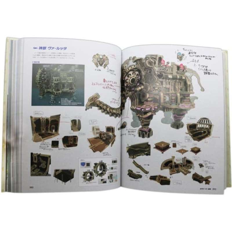 Promo [english] Zelda Breath Of The Wild Artbook [botw] Standard ...