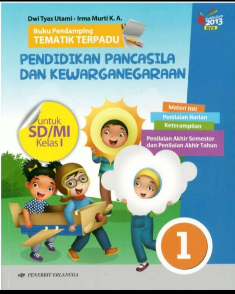 Promo BUKU PENDAMPING TEMATIK TERPADU PPKN KELAS 1 SD EDISI REVISI Diskon 28% di Seller Onic ...