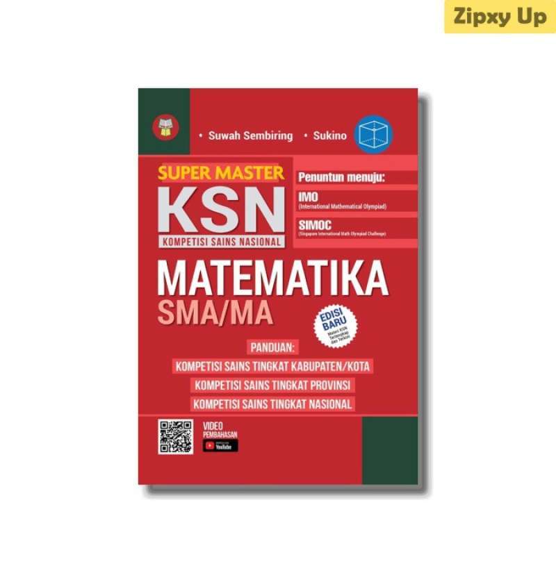 Promo Buku Super Master KSN Matematika : Kompetensi Sains Nasional SMA ...