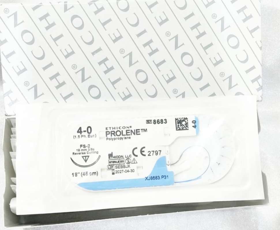 Promo Prolene 4-0 Cutting 8683g Benang Operasi/ Benang Ethicon Per-pcs ...