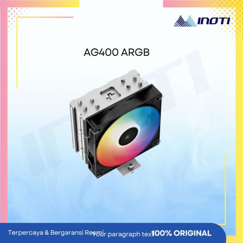 Jual Deepcool Cpu Cooler Ag400 Led Fixed Rgb Di Seller Inoti Official ...