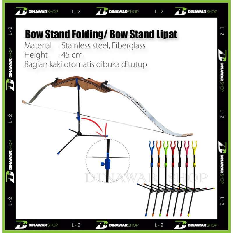 Bow Stand Recurve Folding Recurve Compound Bow Support Stands Archery Stand