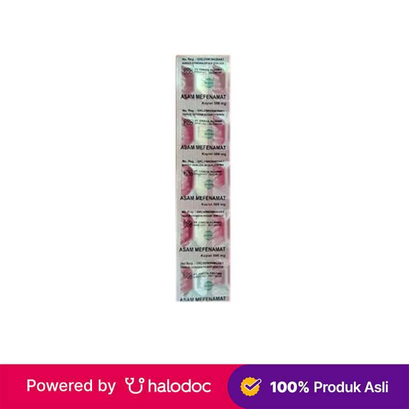 Jual Asam Mefenamat 500 Mg 10 Kaplet Di Seller Apotek Bambu Kuning ...