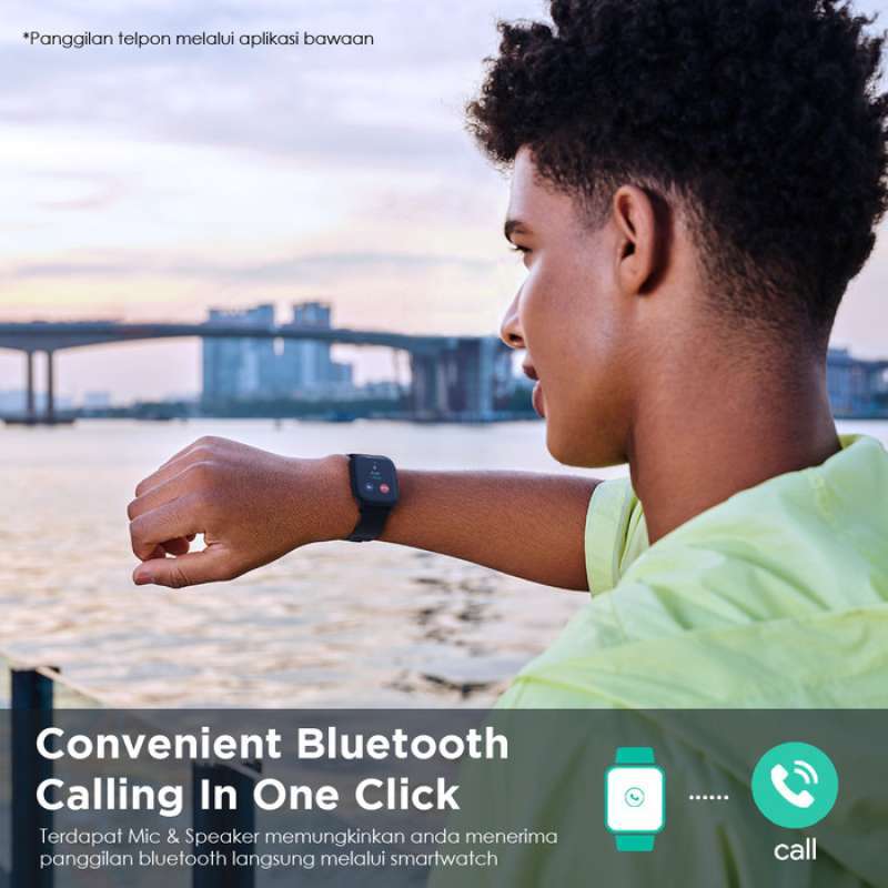 Promo Smartwatch Aukey SW-1S With Bluetooth Calls&Health Monitor Diskon ...