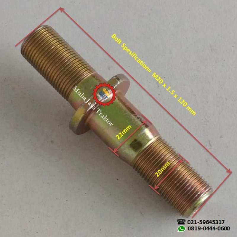 Jual Baut Velg Roda-rim Bolt Wheel Loader Dan Vibro Roller Liugong ...