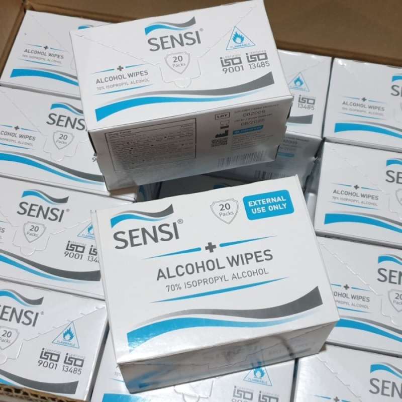 Promo Sensi Alcohol Wipes/ Tissue Alkohol Sensi/ Isopropyl Alcohol 70% ...
