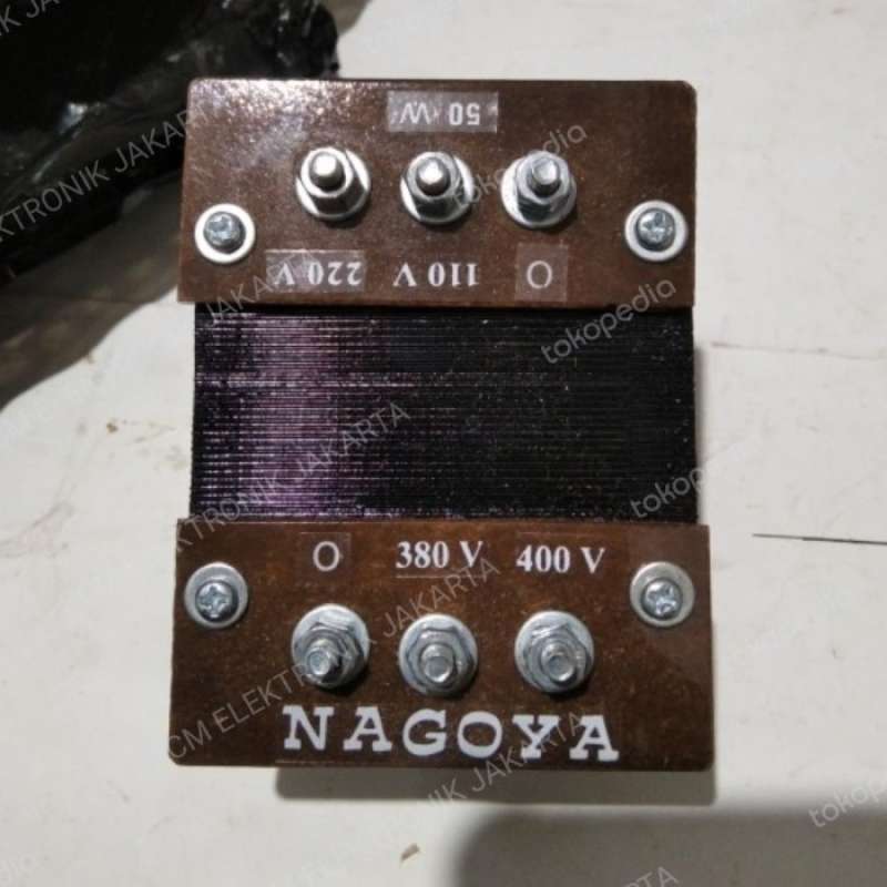Promo auto step up down trafo travo step down 380v 220v 50w BERKUALITAS ...