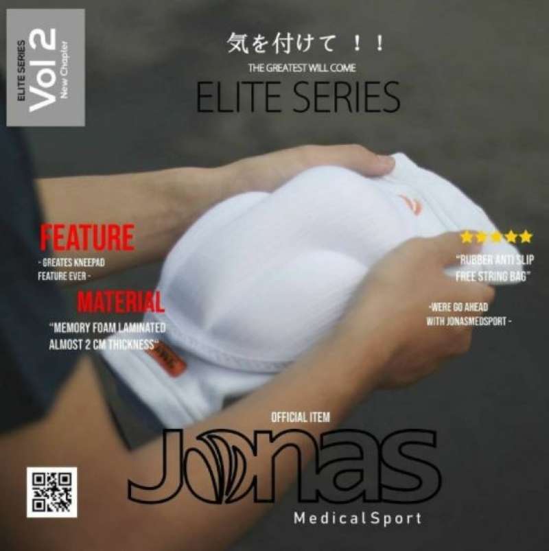 Promo Pelindung Lutut Jonas / Kneepad Jonas Elite X2 - Black Diskon 2% ...