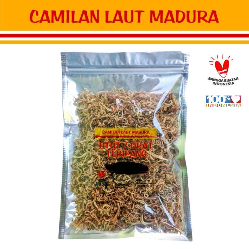 Jual OTOT URAT TERIPANG Renyah Gurih Siap Makan Camilan Laut Madura ...