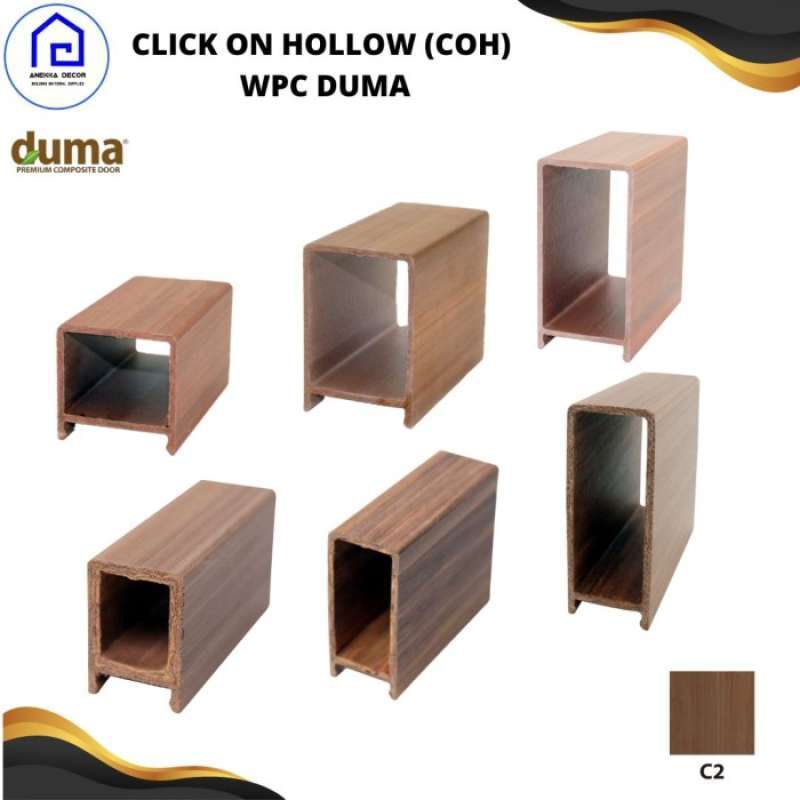 Promo Panel Dinding Plafon Click-on Hollow (coh) Duma Wpc Diskon 23% Di ...