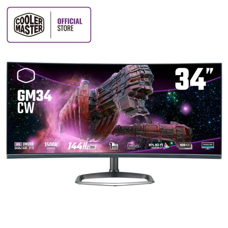 Jual Cooler Master GM34-CW Gaming Monitor - Free Bundling di Seller ...