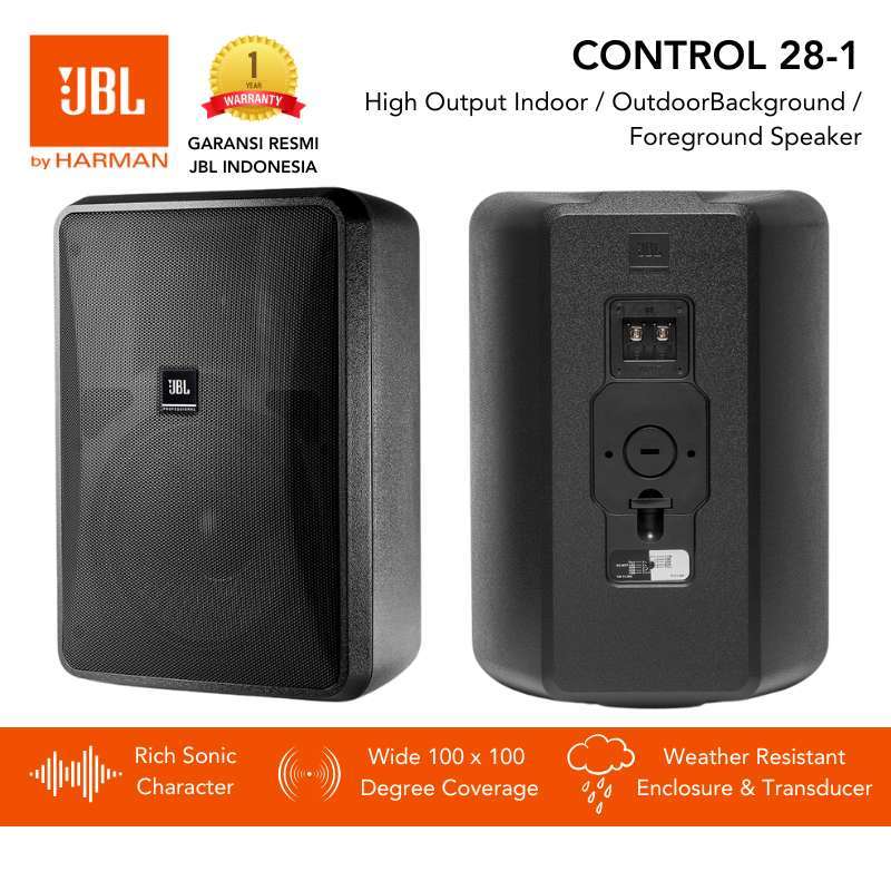 Jual Speaker Jbl Control 28-1 High Output Indoor/outdoor Back ...