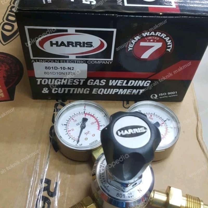 Promo HARRIS Regulator 801-10 N2 gas Nitrogen 10 bar Diskon 23% di Seller CV Kinesia ...