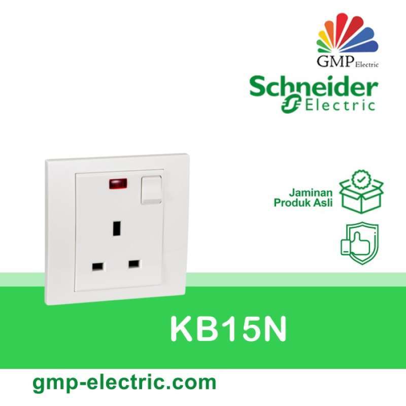 Promo Stop Kontak Ac 3 Pin Schneider Vivace Kb15n 13a White Diskon 23% ...