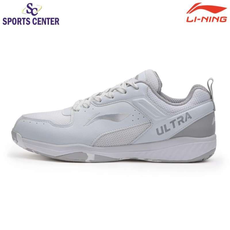 Promo New Sepatu Badminton Lining Ultra Speed AYTT043 White / Grey ...