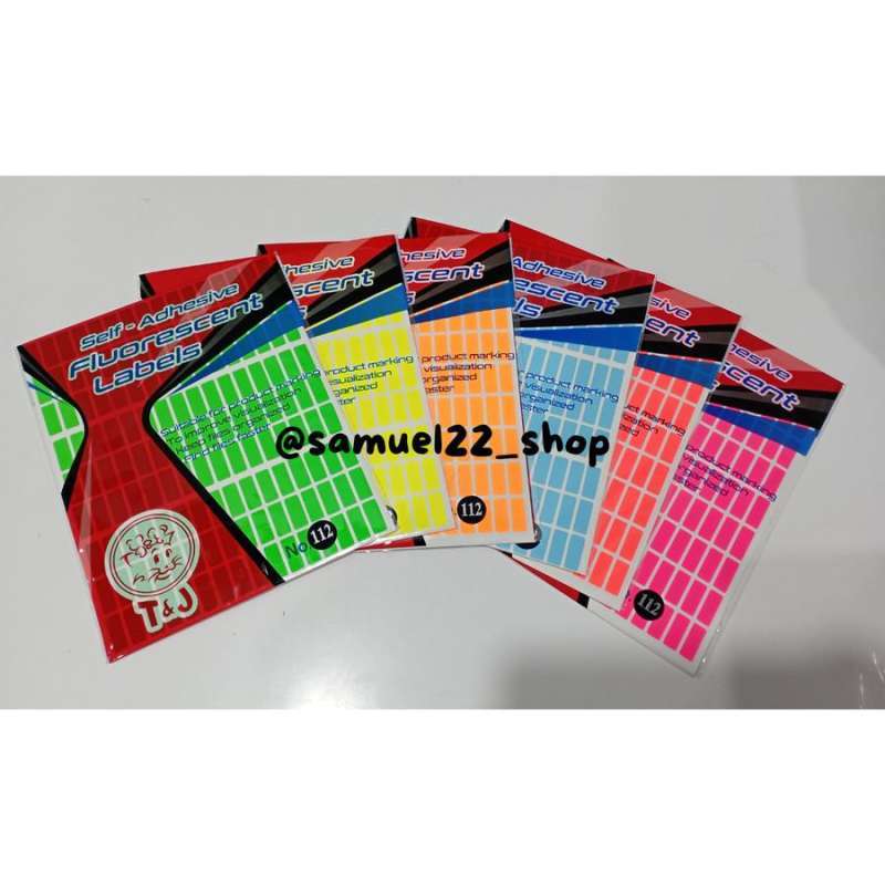 Jual Label Stiker Tom & Jerry No. 112 Warna Neon / Fluorescent Sticker ...