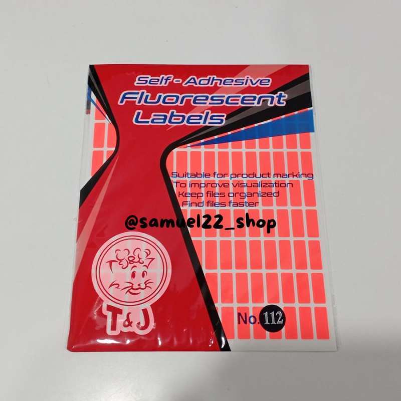 Jual Label Stiker Tom & Jerry No. 112 Warna Neon / Fluorescent Sticker ...