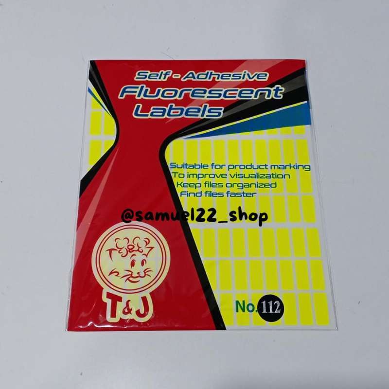 Jual Label Stiker Tom & Jerry No. 112 Warna Neon / Fluorescent Sticker ...