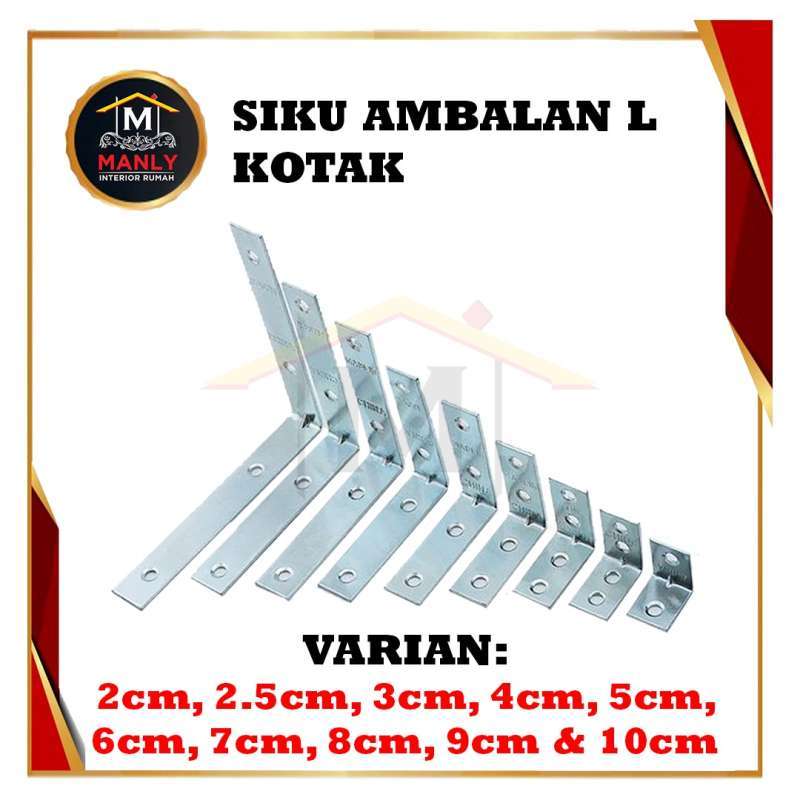Jual Plat Siku L Kotak Rak Verseng Besi Siku L Kotak Bracket Ambalan ...