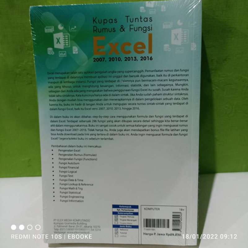 Jual Kupas Tuntas Rumus Dan Fungsi Excel Sarwandi Di Seller E-book-e ... Jual Kupas Tuntas Rumus Dan Fungsi Excel Sarwandi Di Seller E-book-e ...