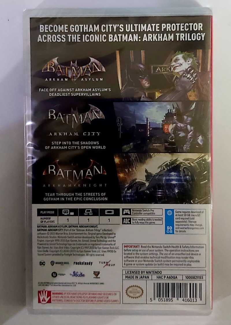 Jual Kaset Switch Batman: Arkham Trilogy Di Seller Game Nation Official ...