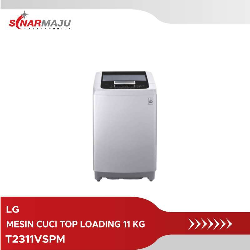 Jual Mesin Cuci 1 Tabung LG 11 Kg TOP Loading T2311VSPM di Seller Sinarmaju Official Store ...