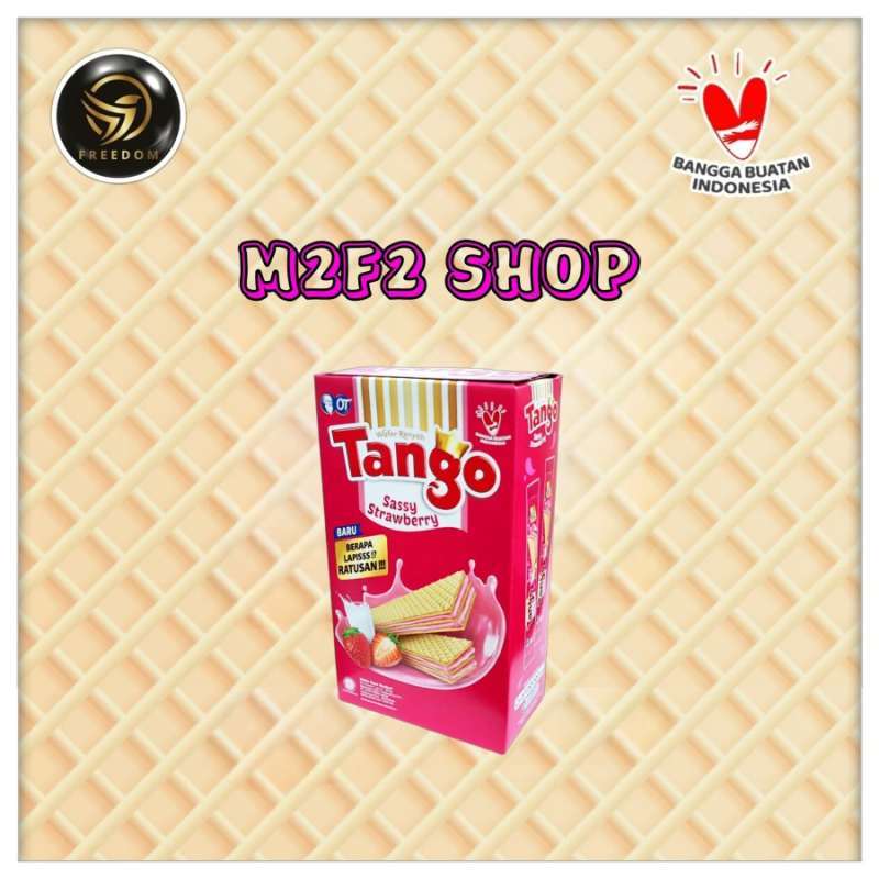 Promo Tango Wafer Sassy Strawberry | Krim Stroberi Susu Sachet - 5 Gr ...