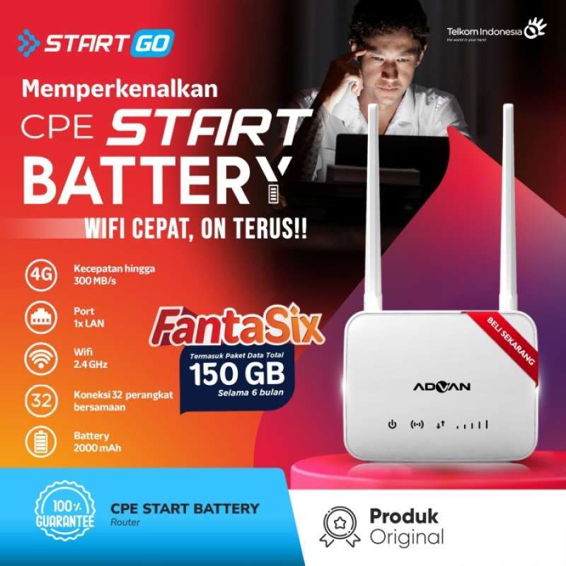 Promo Advan Cpe Router Start Garansi Resmi Diskon 23% Di Seller Sisbro ...
