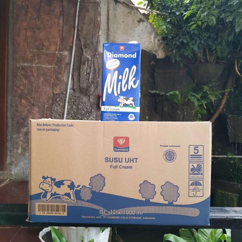 Jual Susu Uht Diamond Full Cream 1 Karton @ 1 Liter Di Seller Teman Camilan - Cisalak, Kota ...
