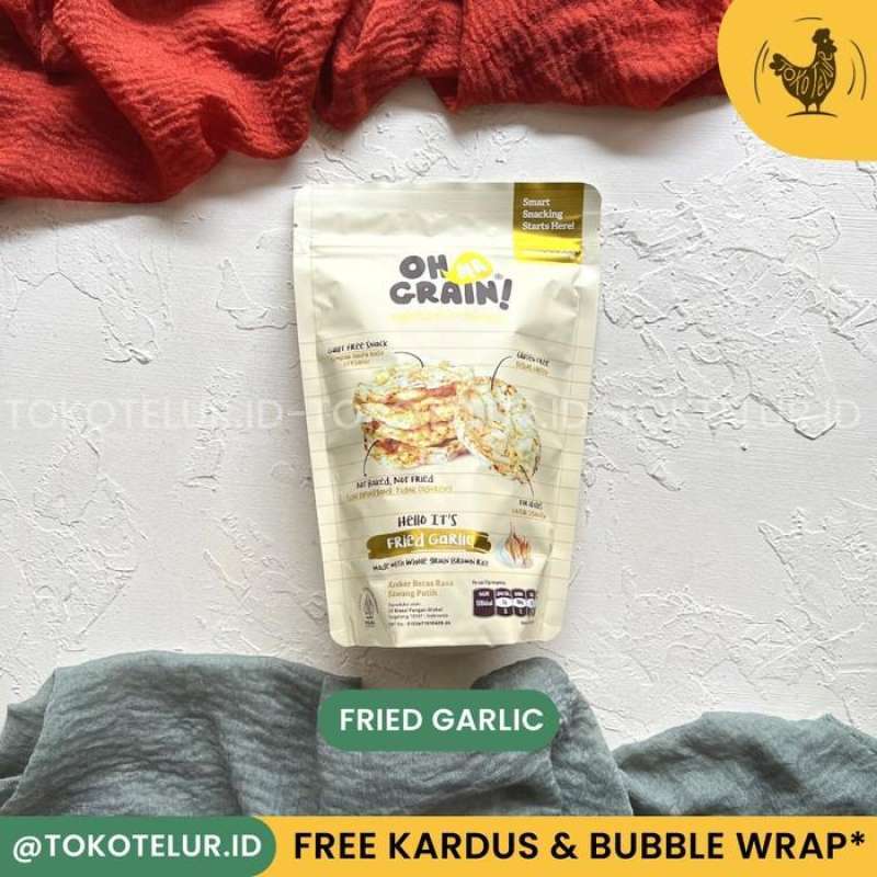 Jual OH MA GRAIN - Keripik Beras Organik | Popped Rice Crackers NO MSG ...