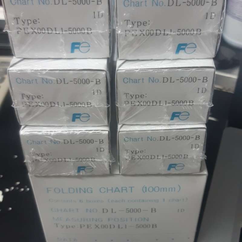 Promo Folding Chart Dl-5000-b Pex00dl1-5000b Fuji Electric Recording Chart Diskon 23% Di Seller ...