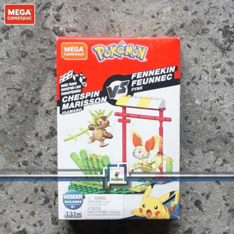 Jual Pokemon Mega Construx Battle Pack Chespin Fennekin Bricks Blocks ...