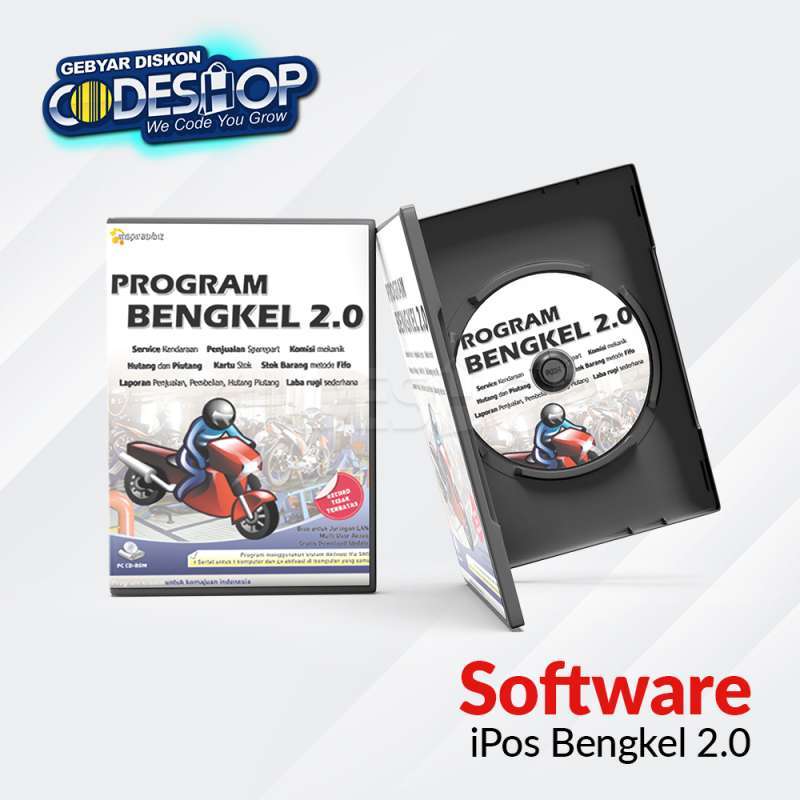 Jual Inspirasibiz Ipos Bengkel 2.0 Program Software Dealer Kendaraan ...