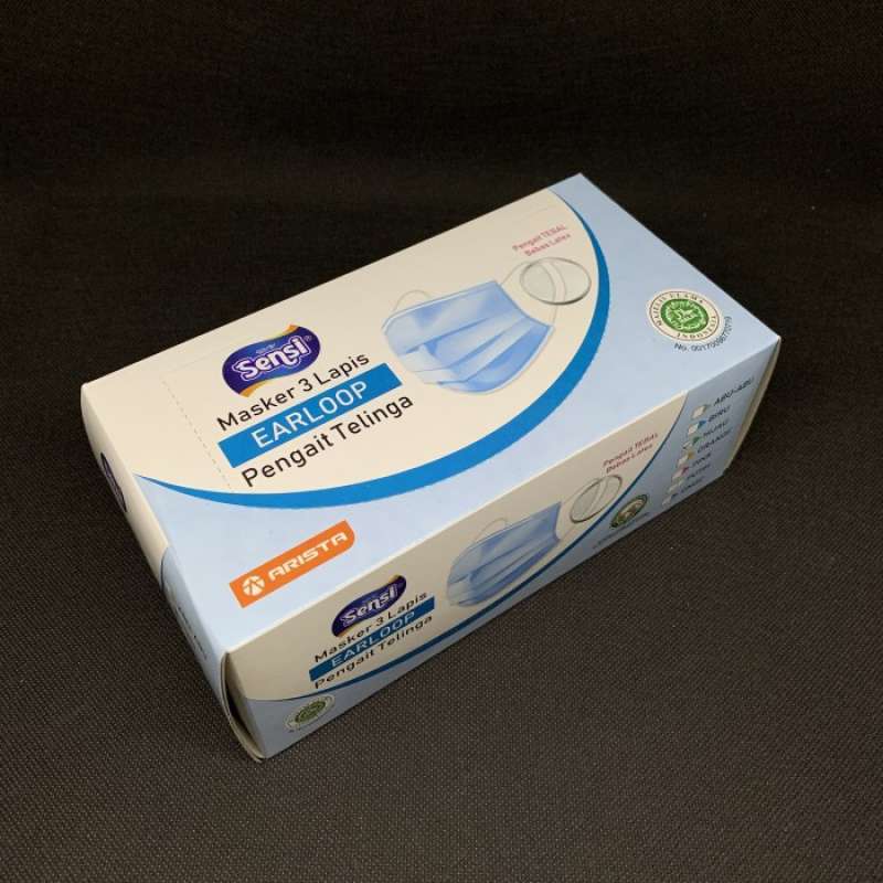 Promo Masker Sensi Medis Earloop 3ply Diskon 23% di Seller Tummy Store ...