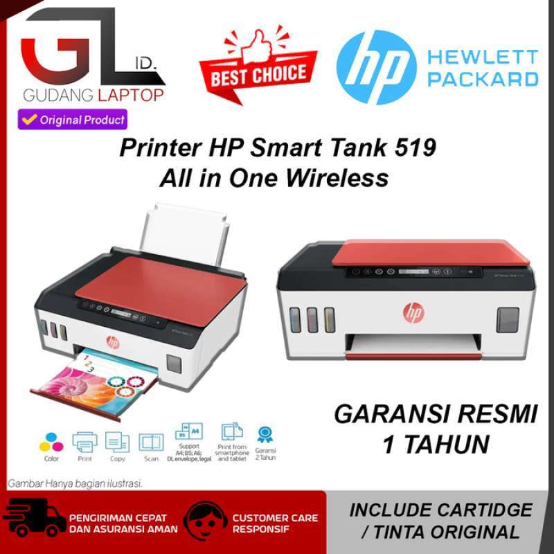 Promo Printer HP Smart Tank 519 All in One Wireless Garansi Resmi HP ...