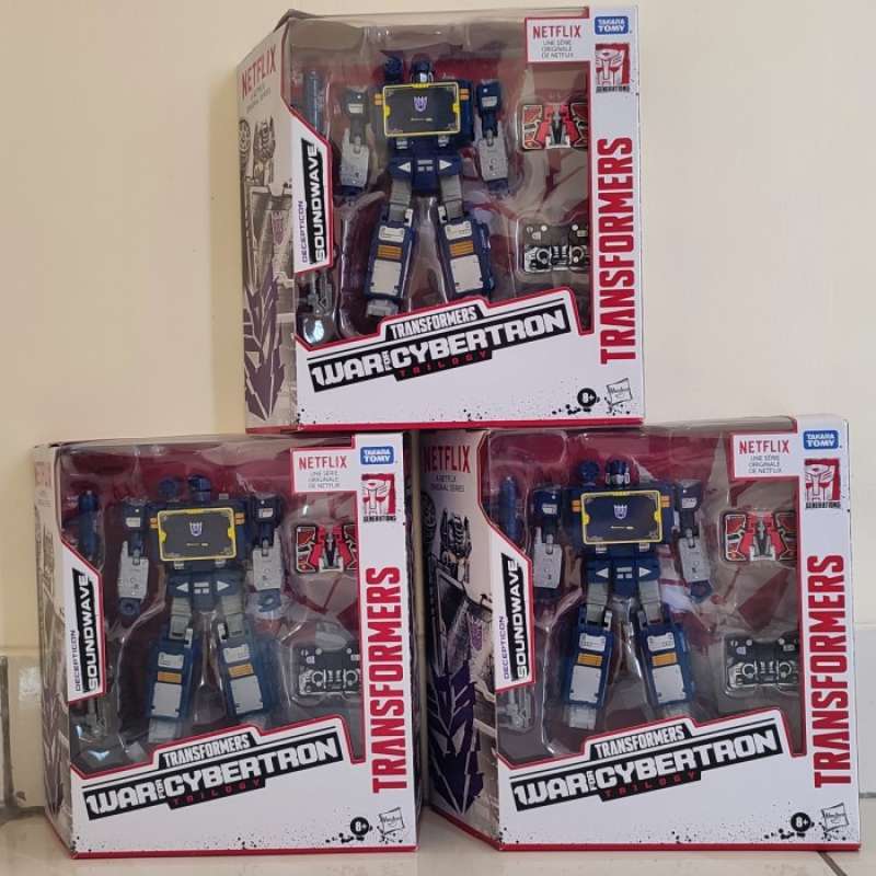 Promo Transformers Wfc Netflix Soundwave Diskon 23% Di Seller Prasywa ...