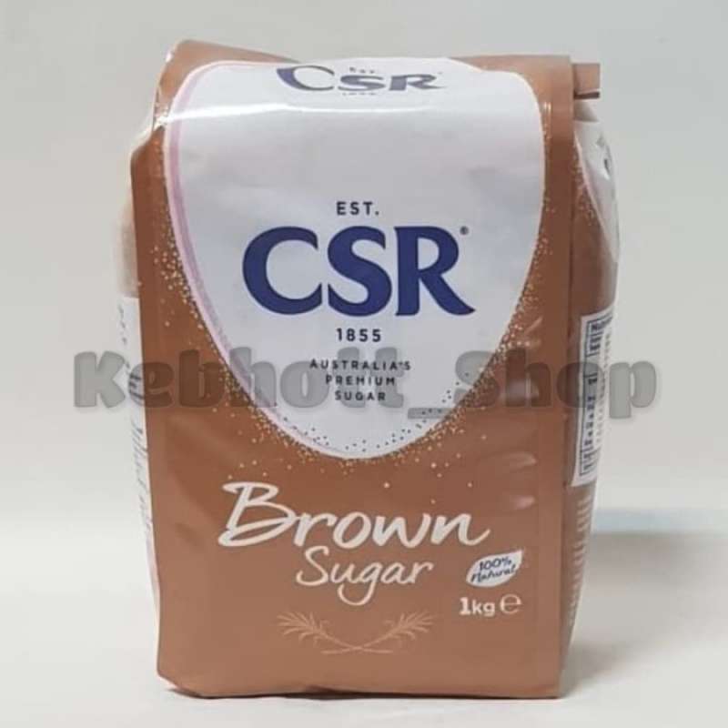 Promo csr brown sugar australian premium sugar 100% natural gula 1000g ...