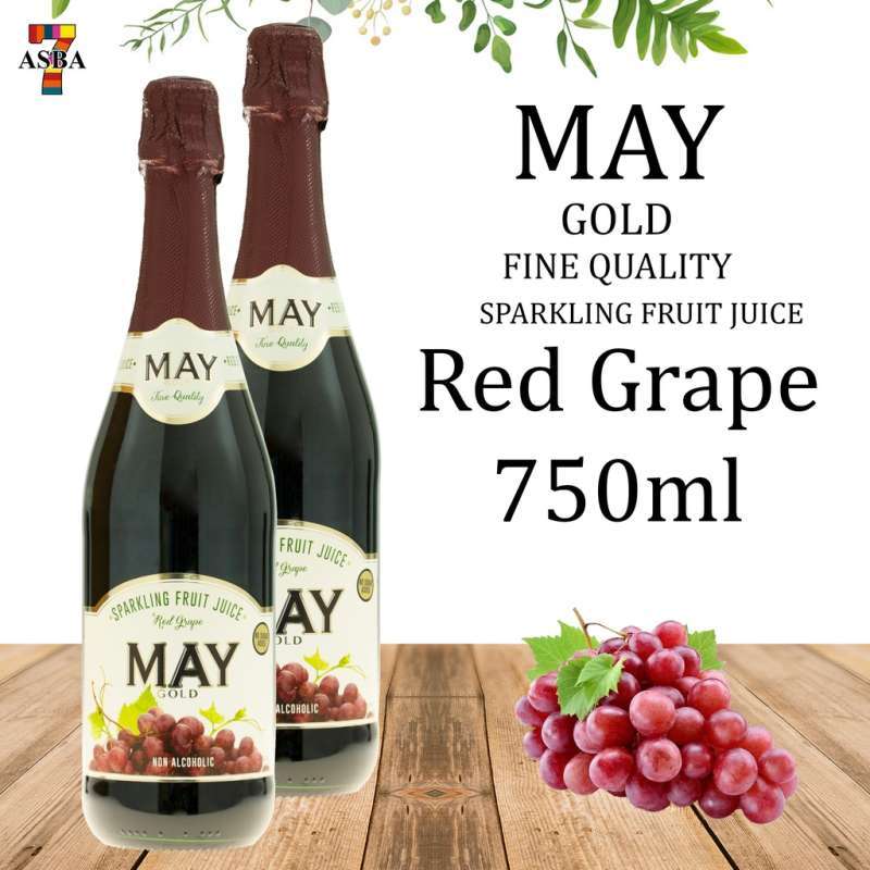 Jual May Sparkling Red Grape 750ml Di Seller Toko Asba7 - Bidaracina ...